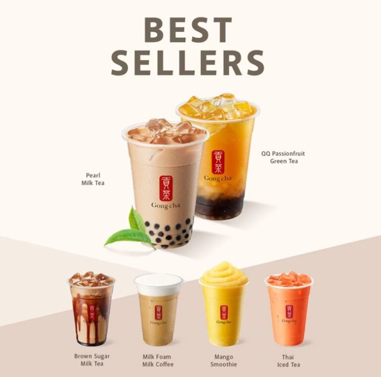 Gong Cha Menu with Prices in Philippines 2025